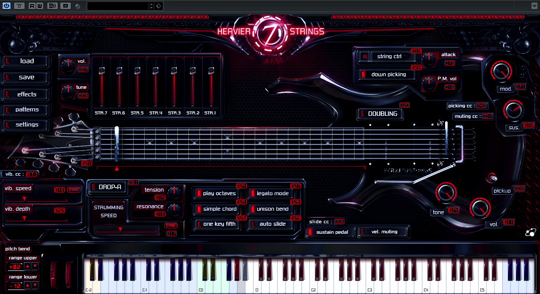 Cubase用 Expression Map for Heavier7Stringsを公開しました – あーるのブログ